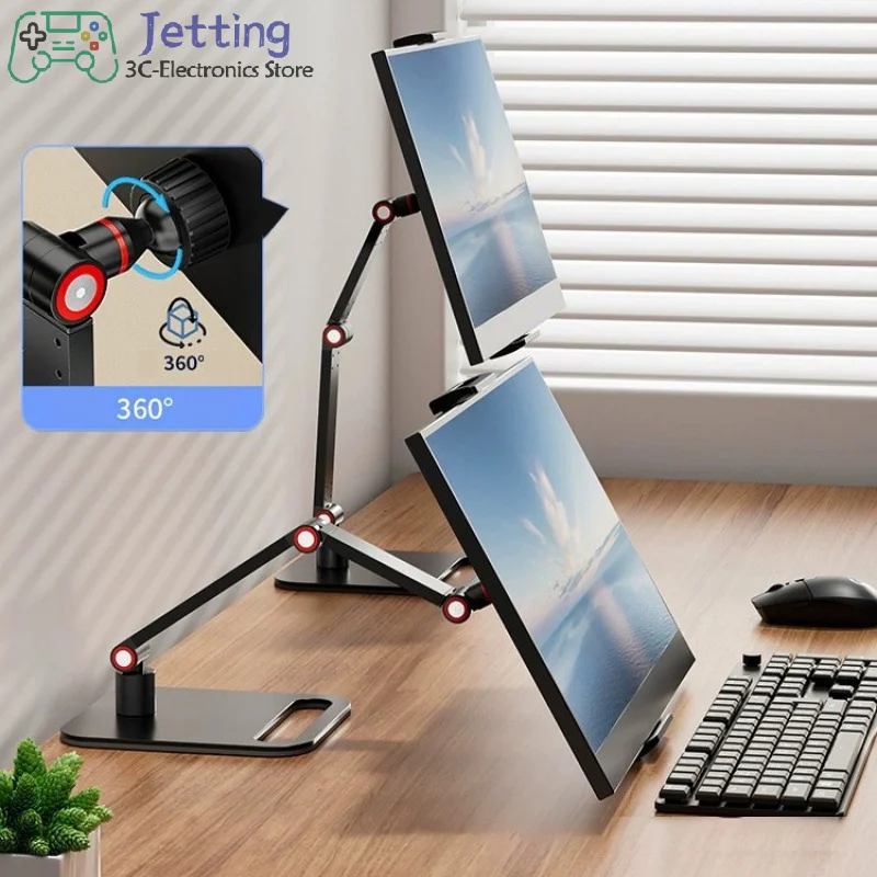 Monitor-port-til-Desk-Holder-Metal-Stand-Universal-Expans-vel-Display ...