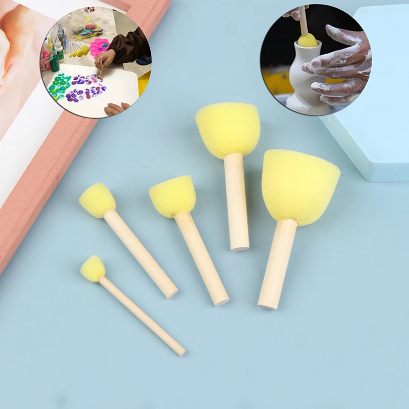 5Pcs-set-Ceramic-Sponge-Rod-Set-Water-Absorbing-Sculpture-Pottery-Tools ...