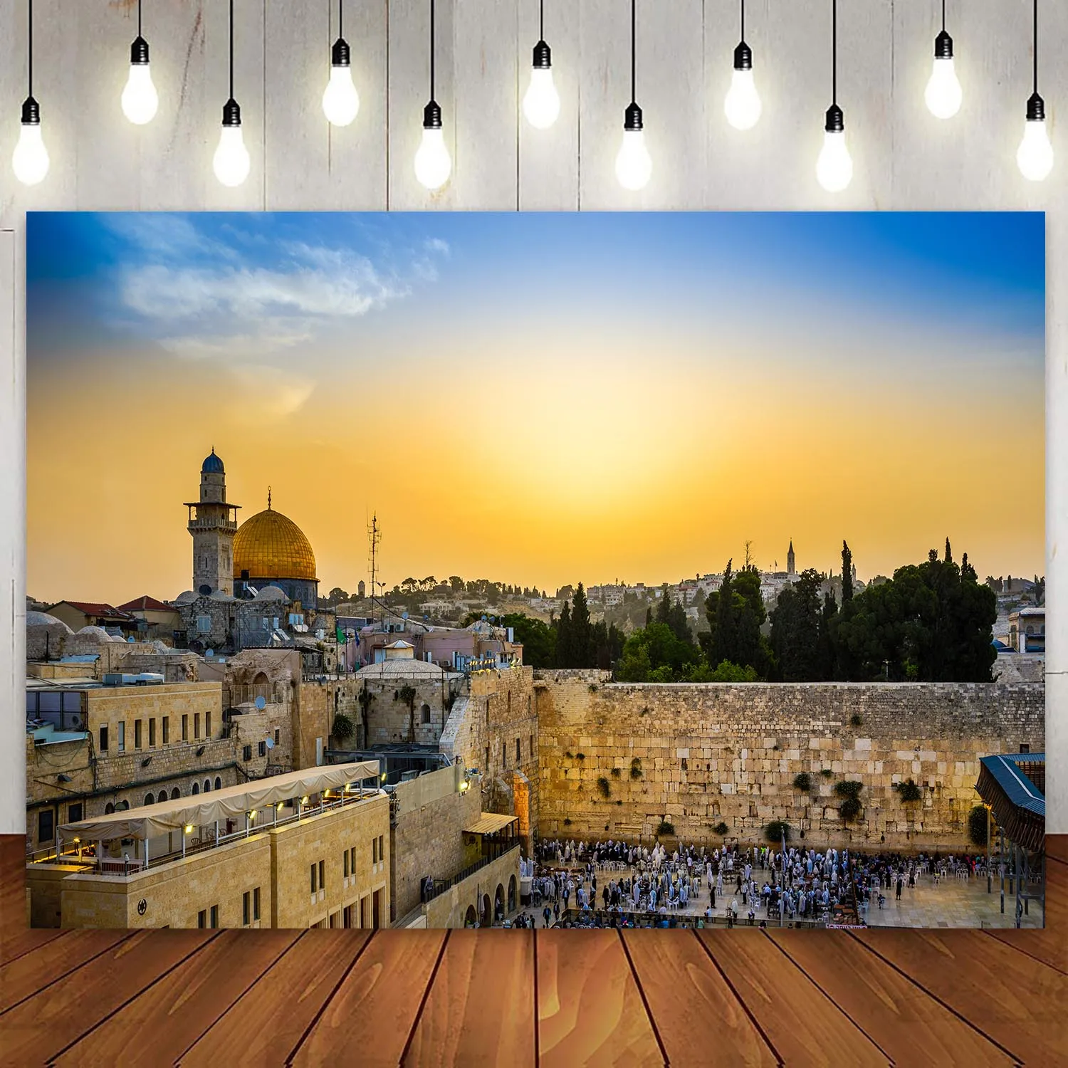 Jerusalem-Backdrop-Tower-David-Old-Ancient-City-Landmark-Jewish-Wailing ...