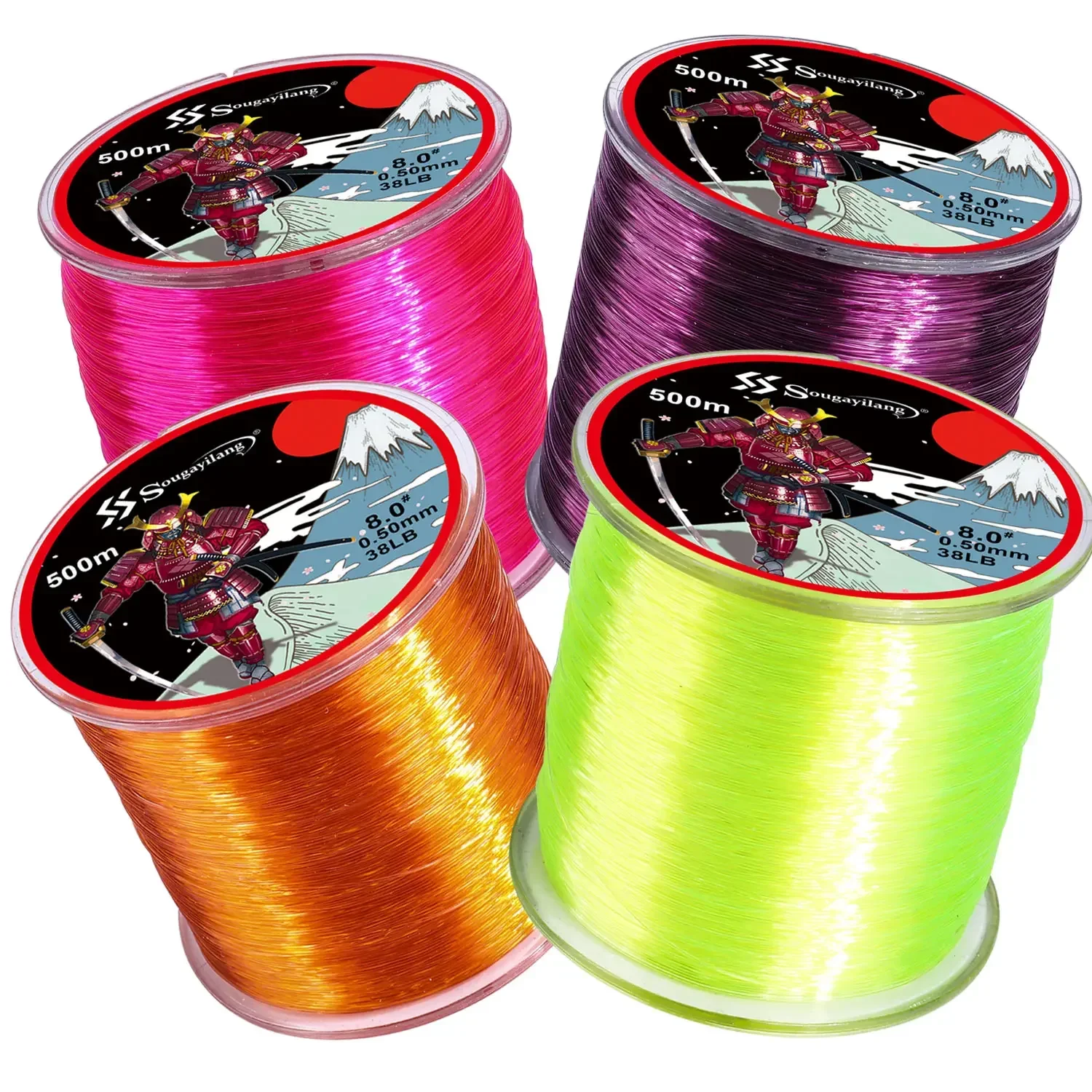 Sougayilang-500m-Super-Strong-0-14-0-5mm-7-38LB-Nylon-Fishing-Line-Durable-Monofilament ...