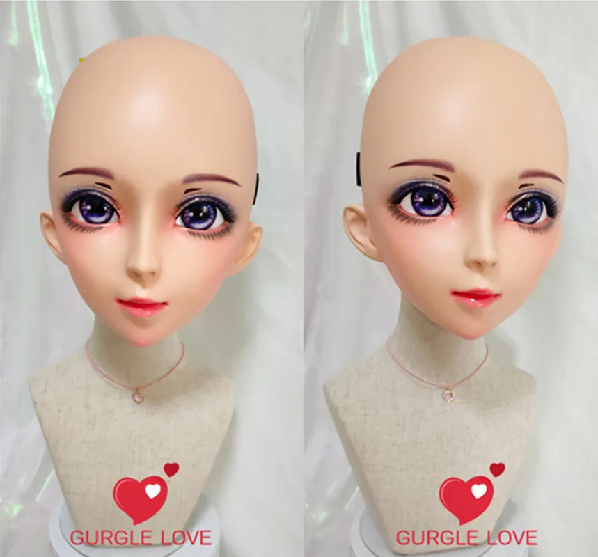GL-Ying-Silicone-Kigurumi-Mask-Novelty-BJD-Doll-Halloween-Cosplay-Women ...