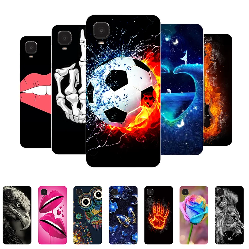 For TCL A3 A509DL Case Football Soft Silicone Back Cases For TCL A30 ...