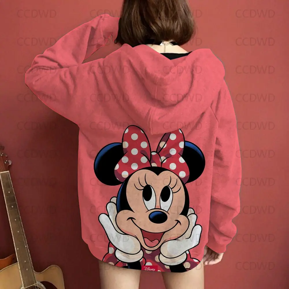 Tops Mickey Pullover Fashion Hoodies Women Disney Hoodie Children's ...
