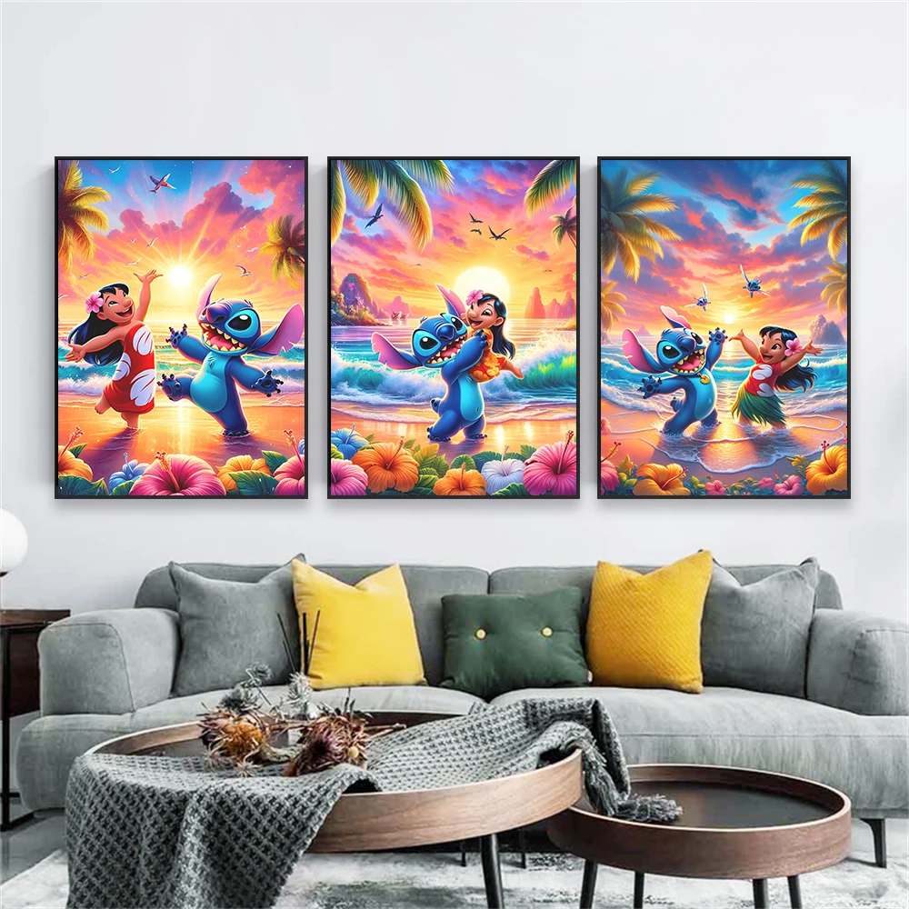Disney-Lilo-Stitch-Print-Graffiti-Art-Canvas-Painting-Stitch-Poster ...