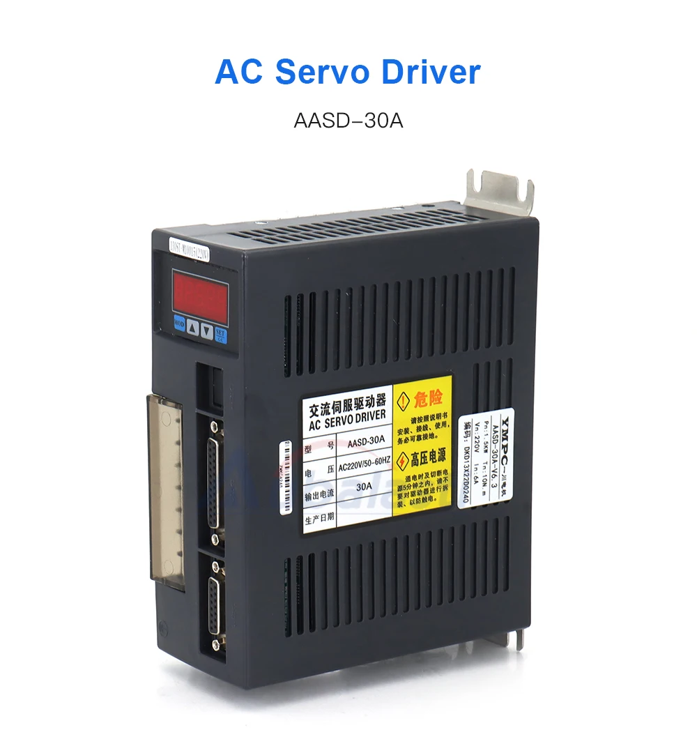 Aubalasti Servo Motor Driver AC Servo Motor Kit 110ST-M05030 220V 1.5 ...
