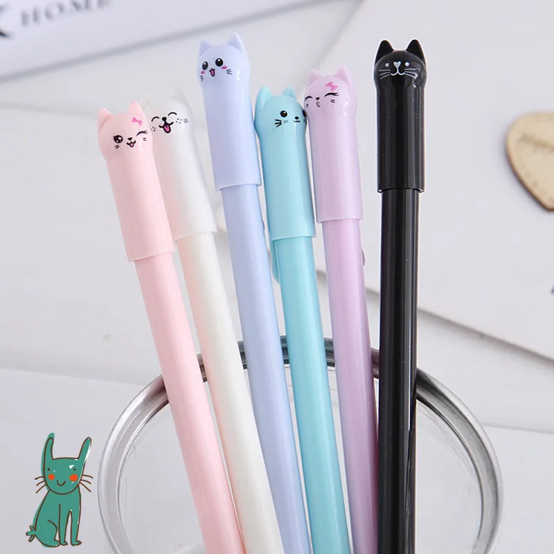Cute School Supplies Pen Cat | Kawaii Stationery Cat Pens | School ...