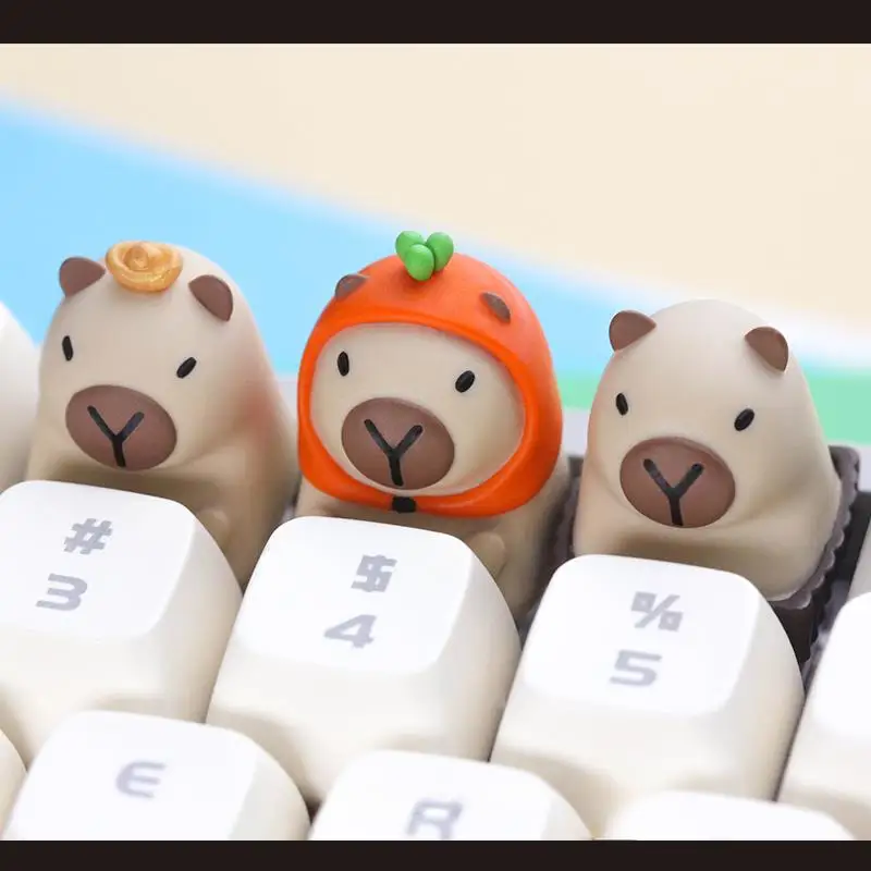ECHOME-Cute-Capybara-Keycap-Artisan-Keyboard-Cap-Original-Custom-Resin ...