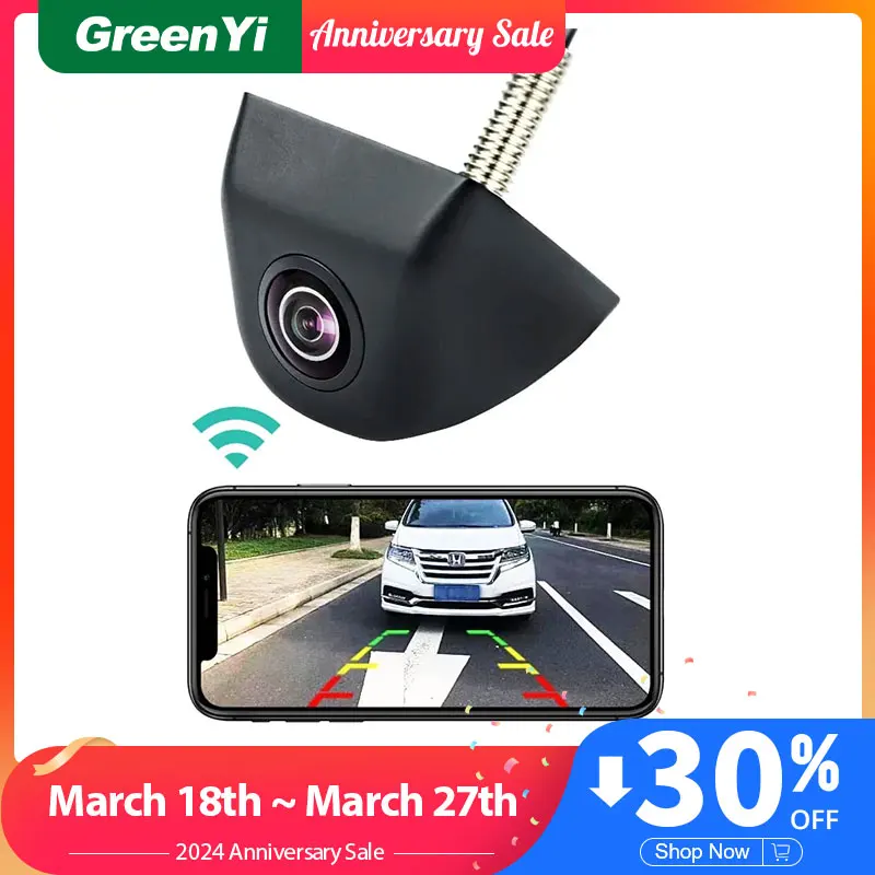 GreenYi-HD-720P-170-Fisheye-Universal-Wireless-5G-WiFi-Car-DVR-Recorder ...