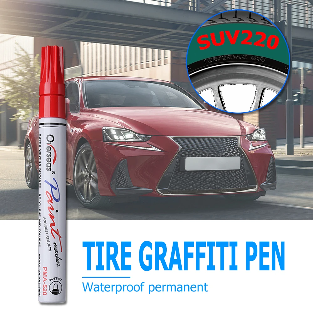 Waterproof-Permanent-Paint-Marker-Graffiti-Pen-for-Car-Tire-Tread ...