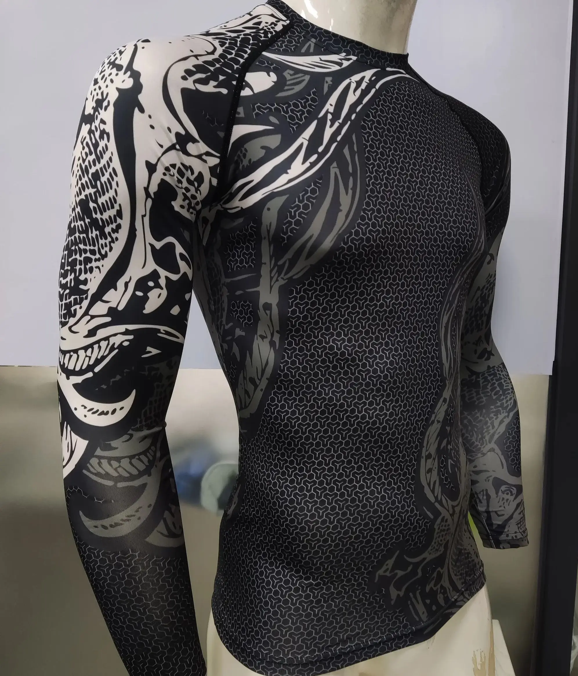 Cody Lundin MMA Bjj Boxing Sport Men Rashguard Sublimation Printed Jiu ...