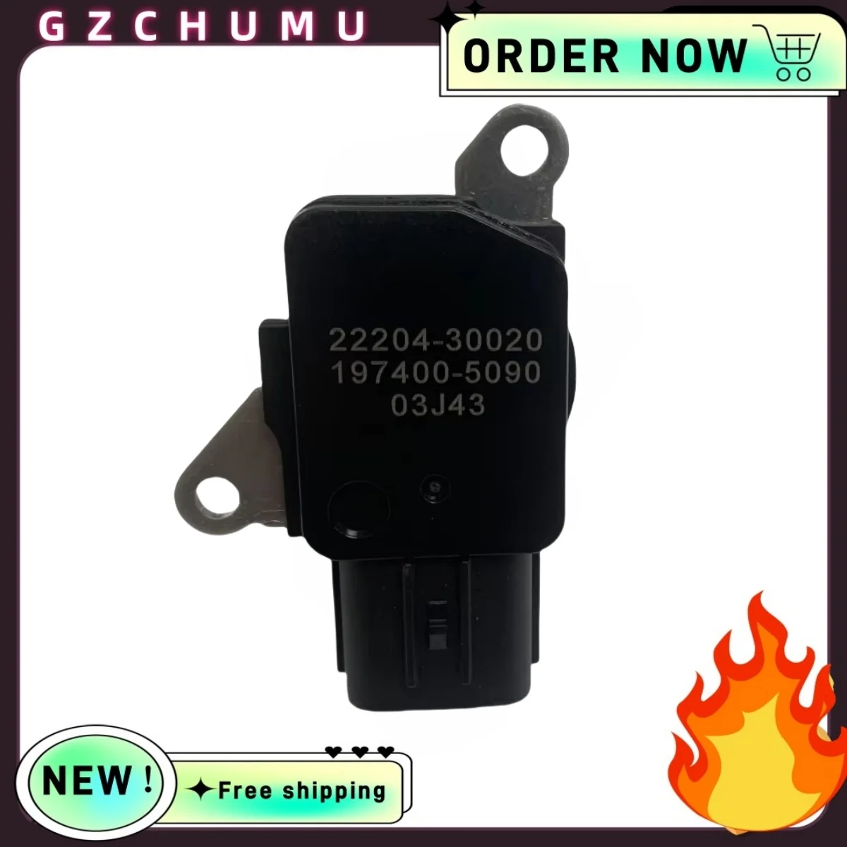 Mass Air Flow Meter Sensor For Toyota Dyna Hiace Hilux Land Cruiser ...