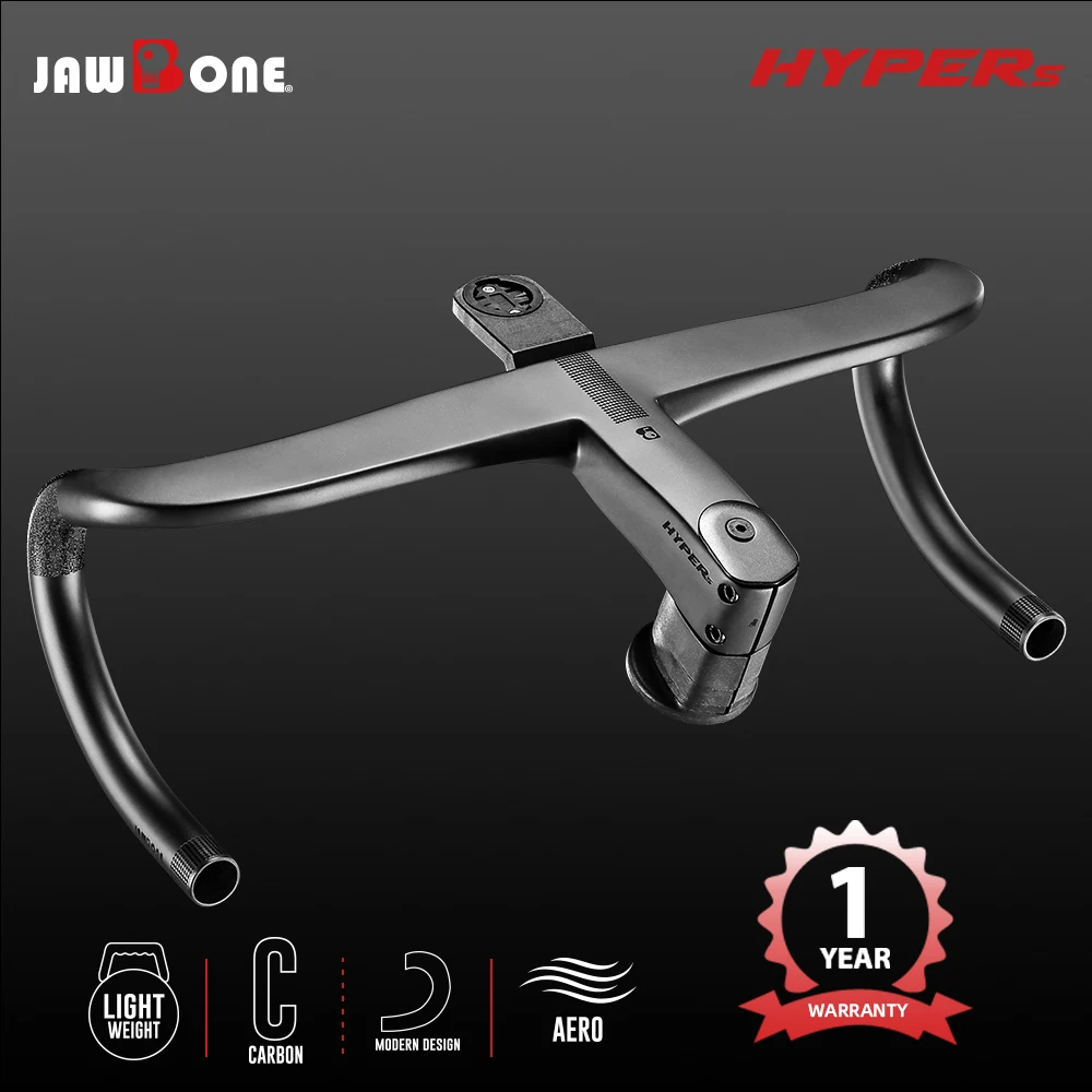JAWBONE-HYPERs-Road-Bike-Handlebar-Carbon-Handlebars-Ultralight-Full ...
