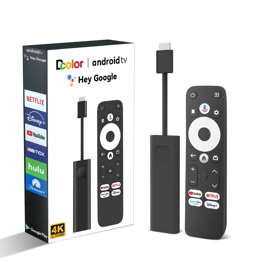 GD1 TV Stick 4K netflx Android 11 Google Certified amlogic S905Y4 ...