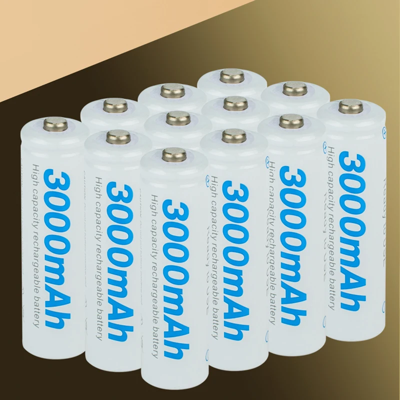 New-models-AA-1-2v-3000mAh-rechargeable-battery-energy-conservation ...