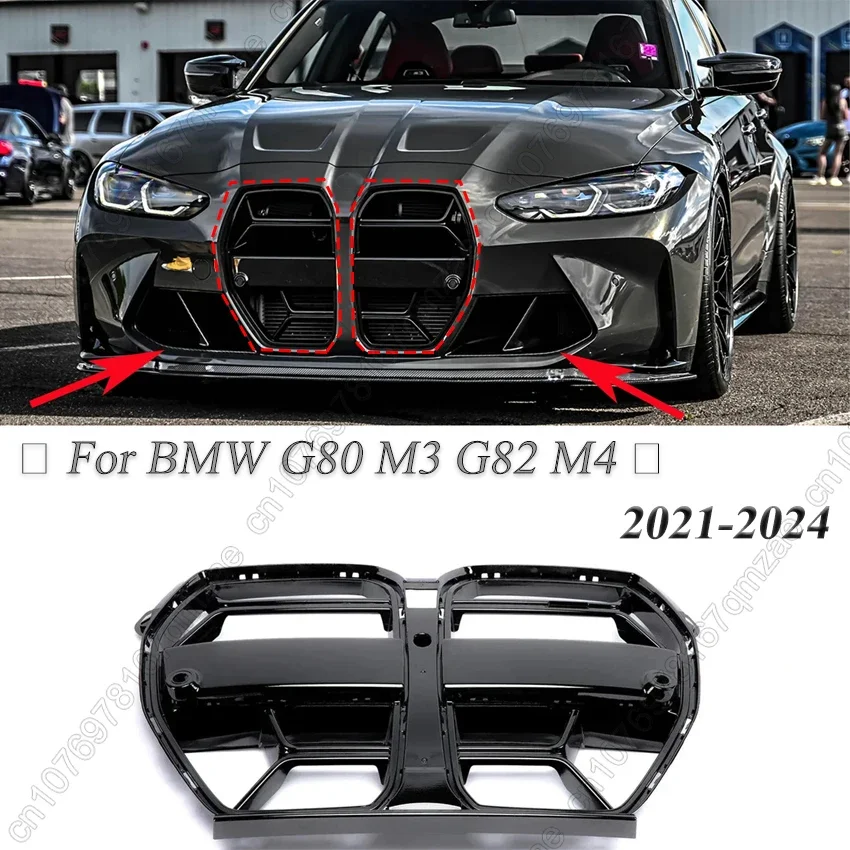 ABS-Racing-Grills-Front-Bumper-Grille-For-BMW-G80-M3-G82-M4-2021-2022 ...