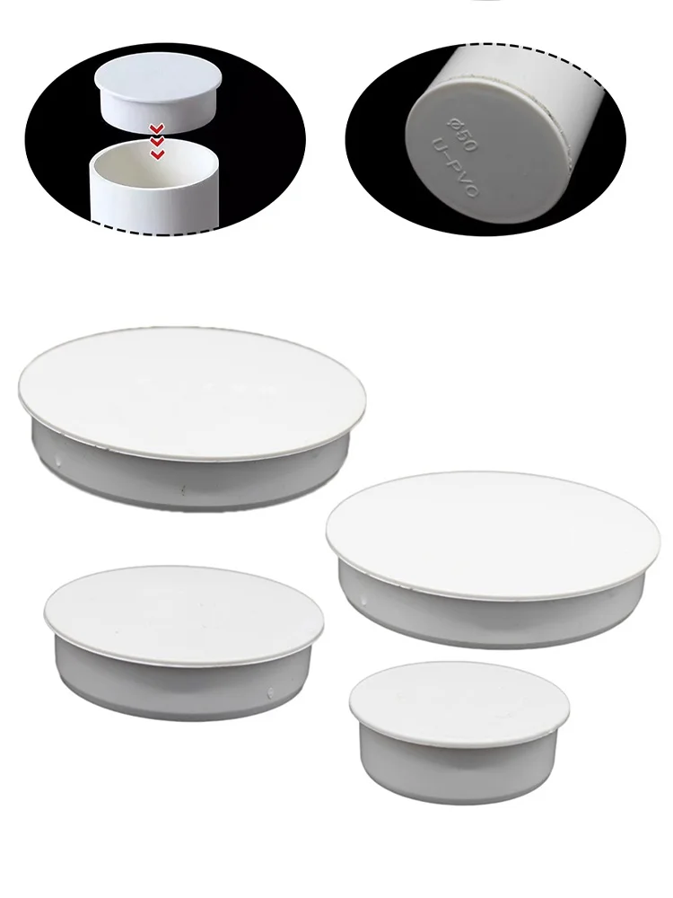 Pipe-Cap-50-160mm-Thickened-PVC-Inner-Blocking-Cap-Sewer-Pipe ...