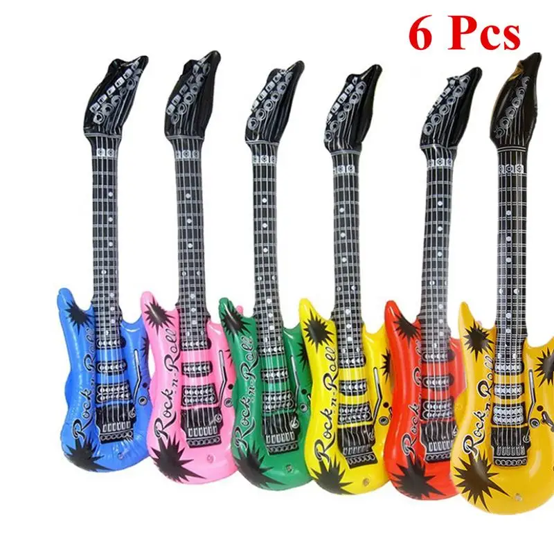 6pcs-Inflatable-Guitar-Balloons-Blow-Up-Party-Props-Favor-Balloons ...