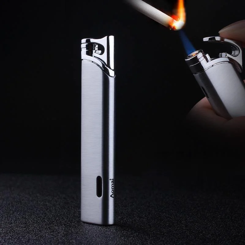 Compact Turbo Mini Gas Torch Lighter Windproof Metal Jet Cigar Lighter ...