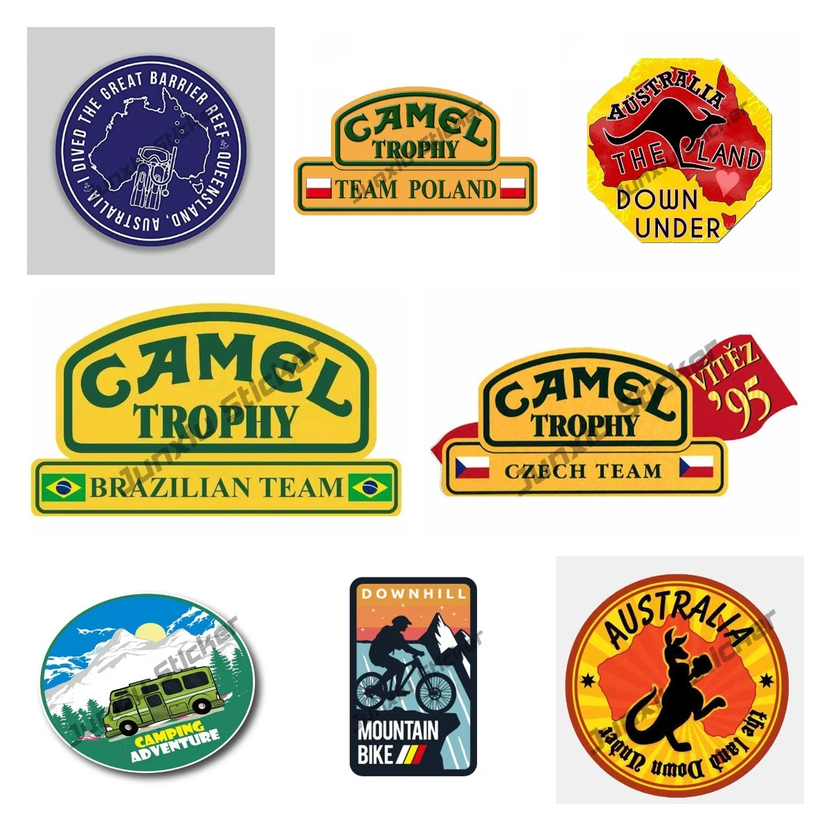 Car Stickers Decor Decals Camel Trophy Decal Australia Adventure ...