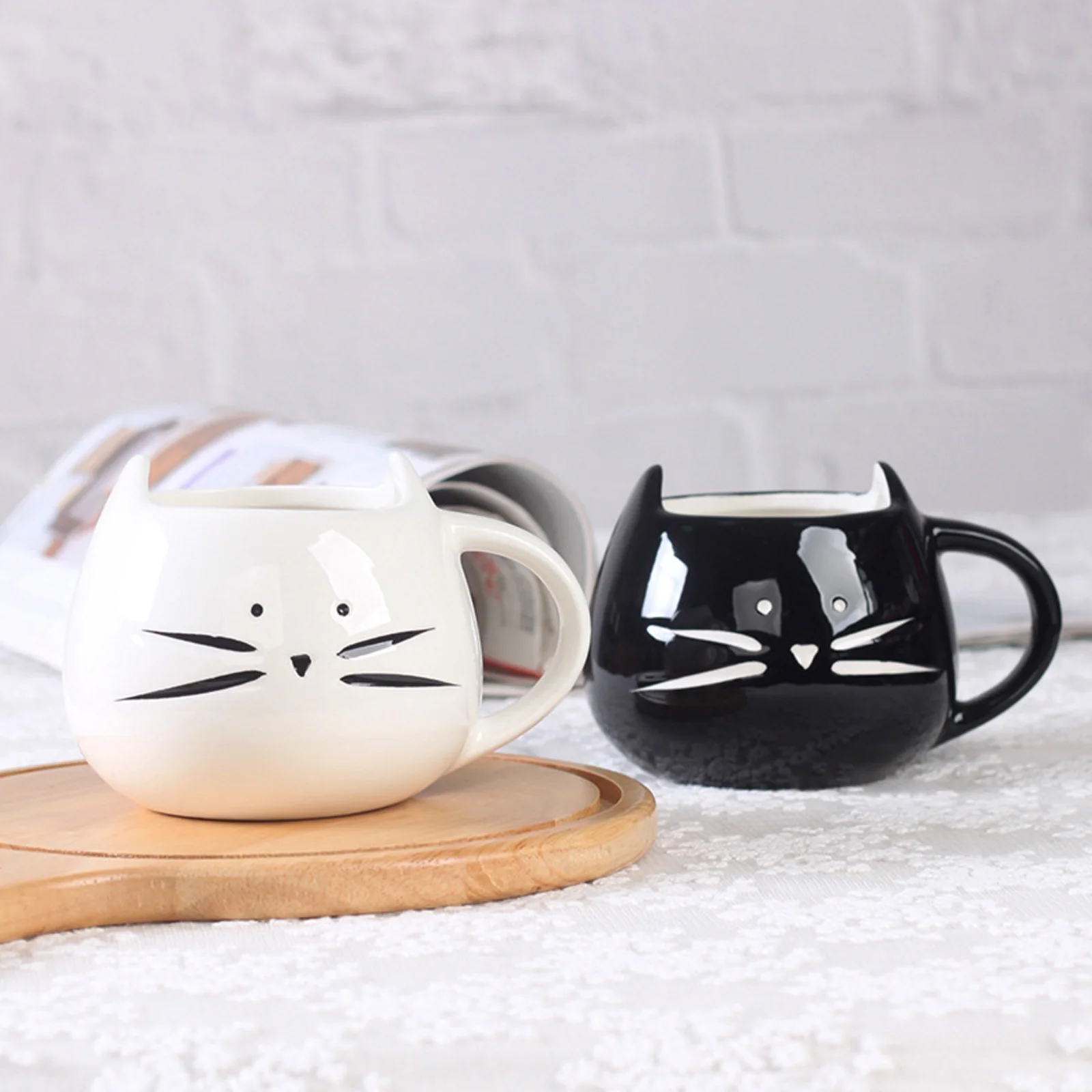 Ceramic Coffee Mug | Ceramic Cup | Face Cup | Cat Cups | Cat Mug ...