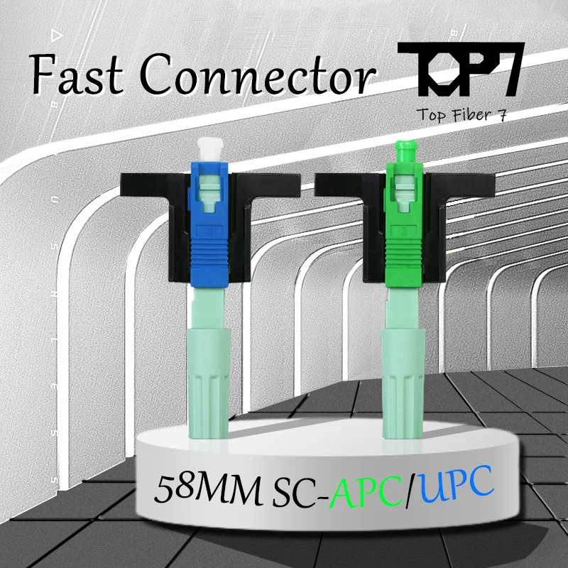 SC APC/SC UPC SM 단일 모드 광 커넥터, FTTH 도구 콜드 커넥터, 광섬유 고속 커넥터 어댑터, 58mm|광섬유 ...