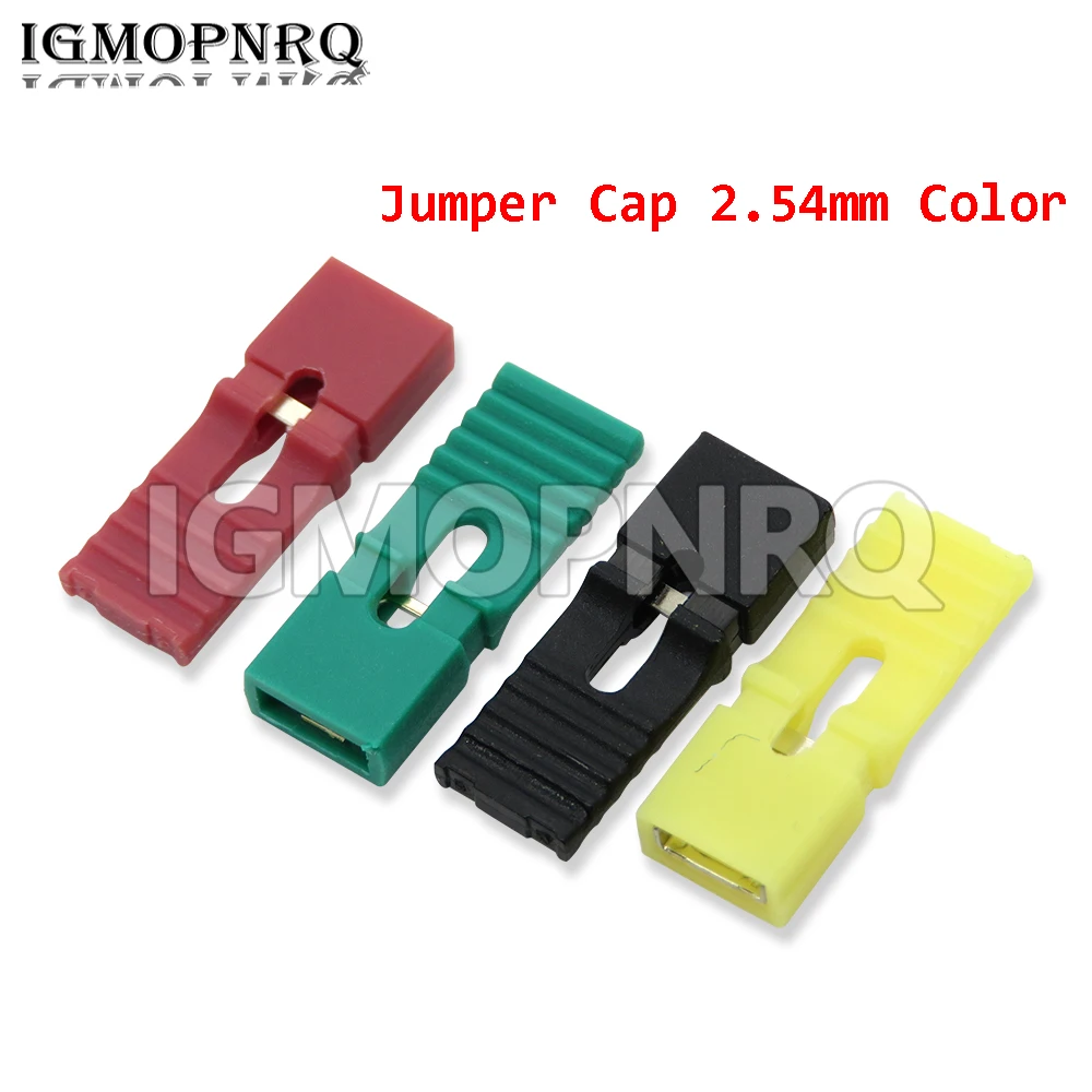100PCS-Jumper-Cap-2-54mm-Pitch-Pin-Header-Connector-Long-Type-Jumper ...