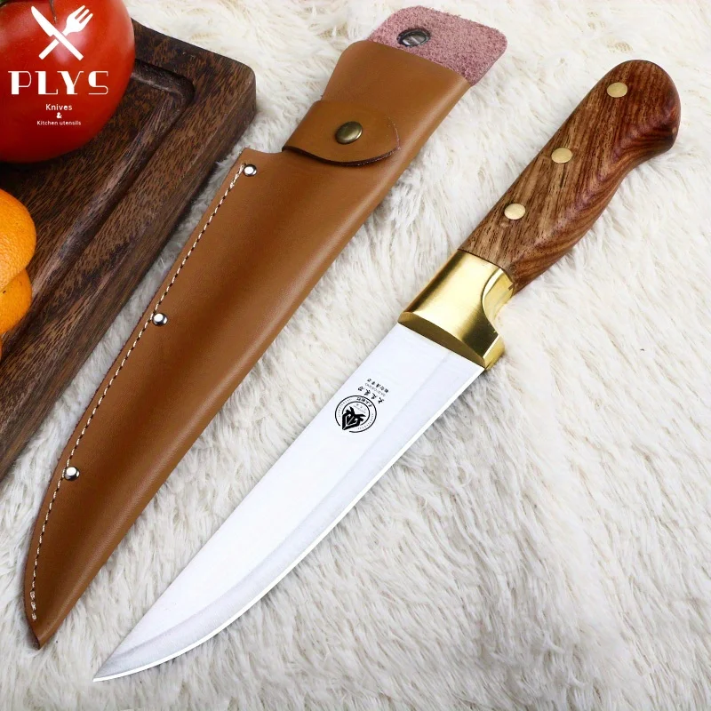 PLYS-Splitting-Knife-with-SheathSharp-Copper-Head-KnifeBleeding-and ...