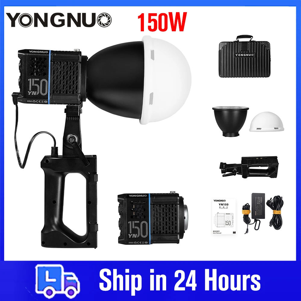 Yongnuo-YN150-COB-Pocket-Light-150W-Outdoor-Video-Light-Bowens-Mount ...