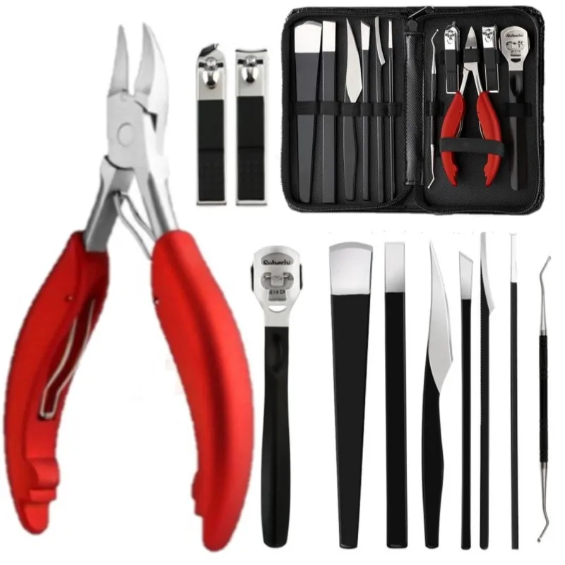11-in-1-Manicure-Tools-Nail-Clippers-Set-Professional-Stainless-Steel ...