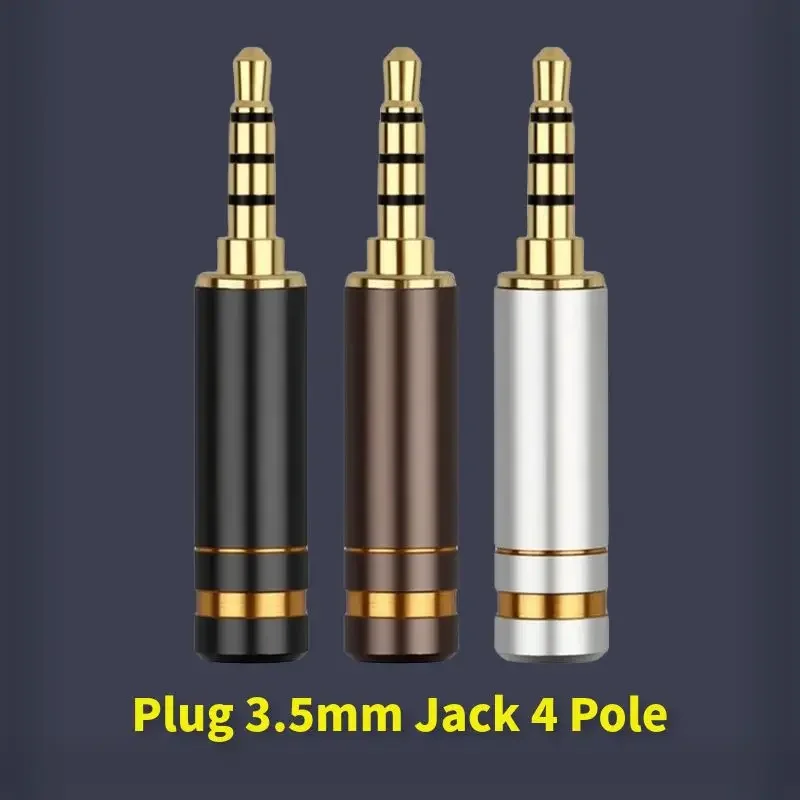 Jack-3-5mm-Plug-Speaker-Terminal-4-Pole-With-Mic-Audio-Connector ...