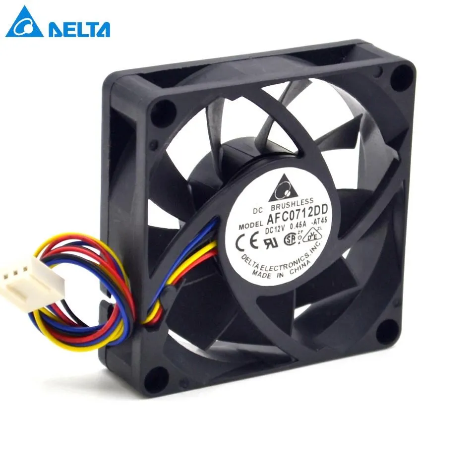 AFC0712DD-7020-70mm-12V-0-45A-double-ball-speed-cooling-fan-for-DELTA ...