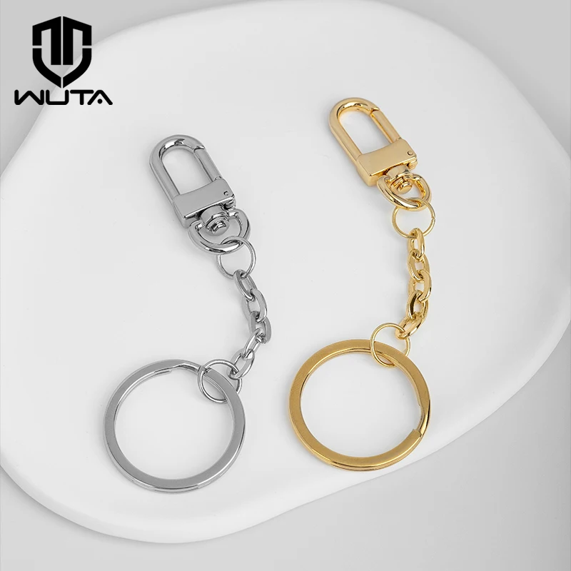 WUTA Stainless Steel Blank Keyring Keychain Keyfob Key Rings Climbing ...
