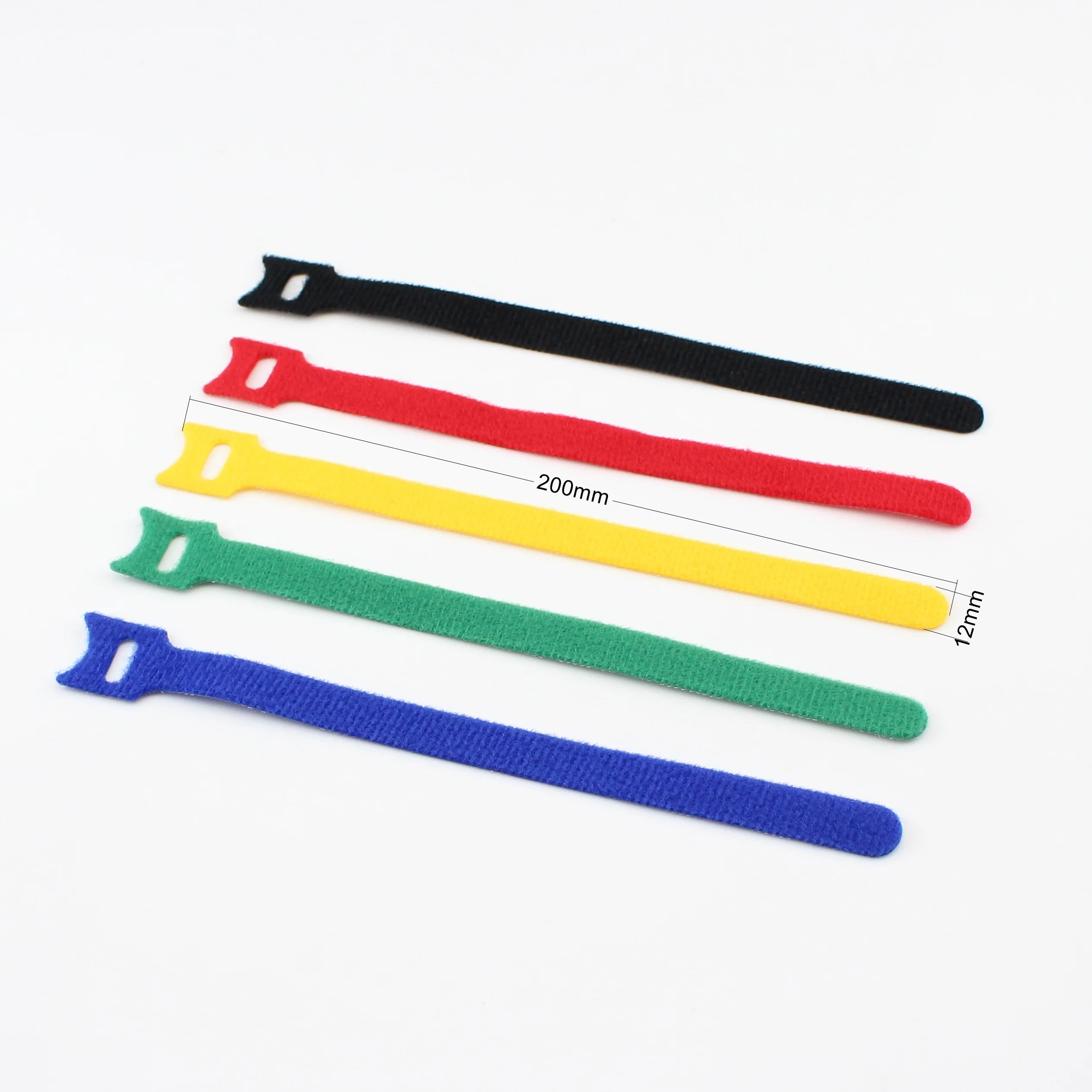 100PCS-Detachable-Cable-Ties-Colored-Plastics-Reusable-Cable-Ties-Nylon ...