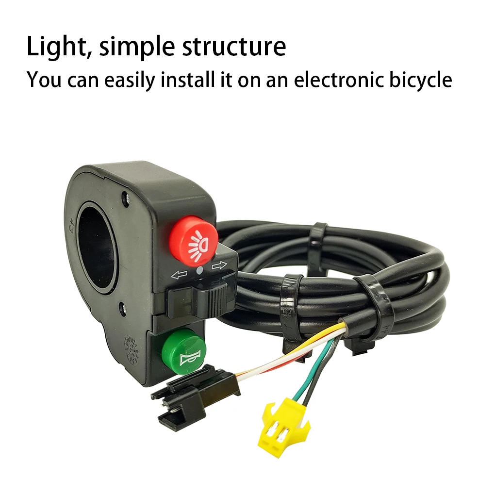 24V-36V-48V-Electric-Bicycles-Headlight-Front-Rear-Warning-Light ...
