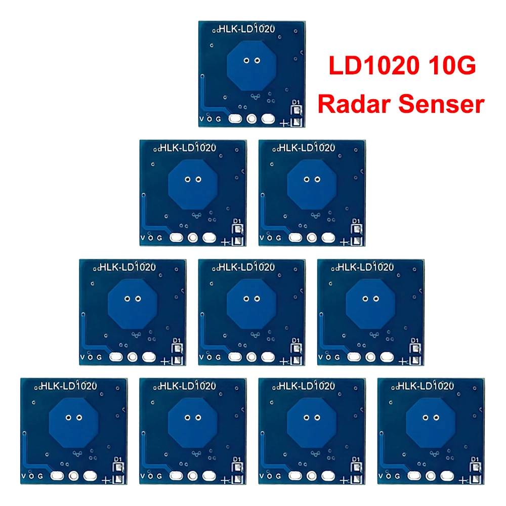 10Pcs-5Pcs-1Pcs-LD1020-10G-Intelligent-Human-Microwave-Radar-Sensing ...