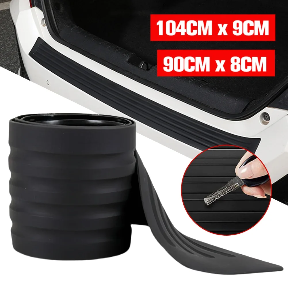 Car-Trunk-Door-Sill-Plate-Protector-Anti-Scratch-Rubber-Mouldings-Pad ...