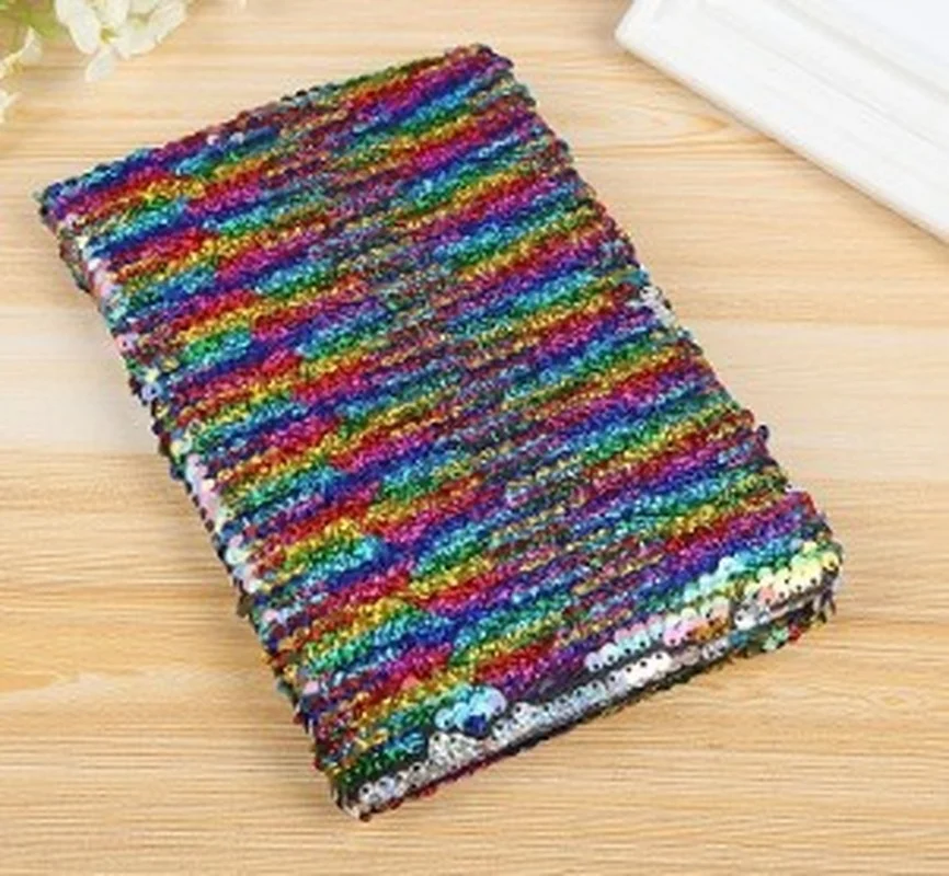 Reversible-Sequin-Journal-Diary-Magic-A6-Note-Book-Writing-Book-for-Kid ...