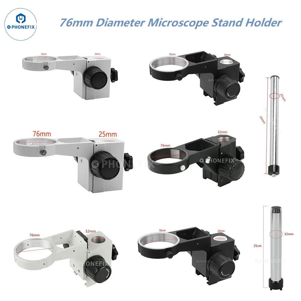 76mm-Diameter-Adjustable-Stereo-Microscope-Stand-Holder-Articulating ...