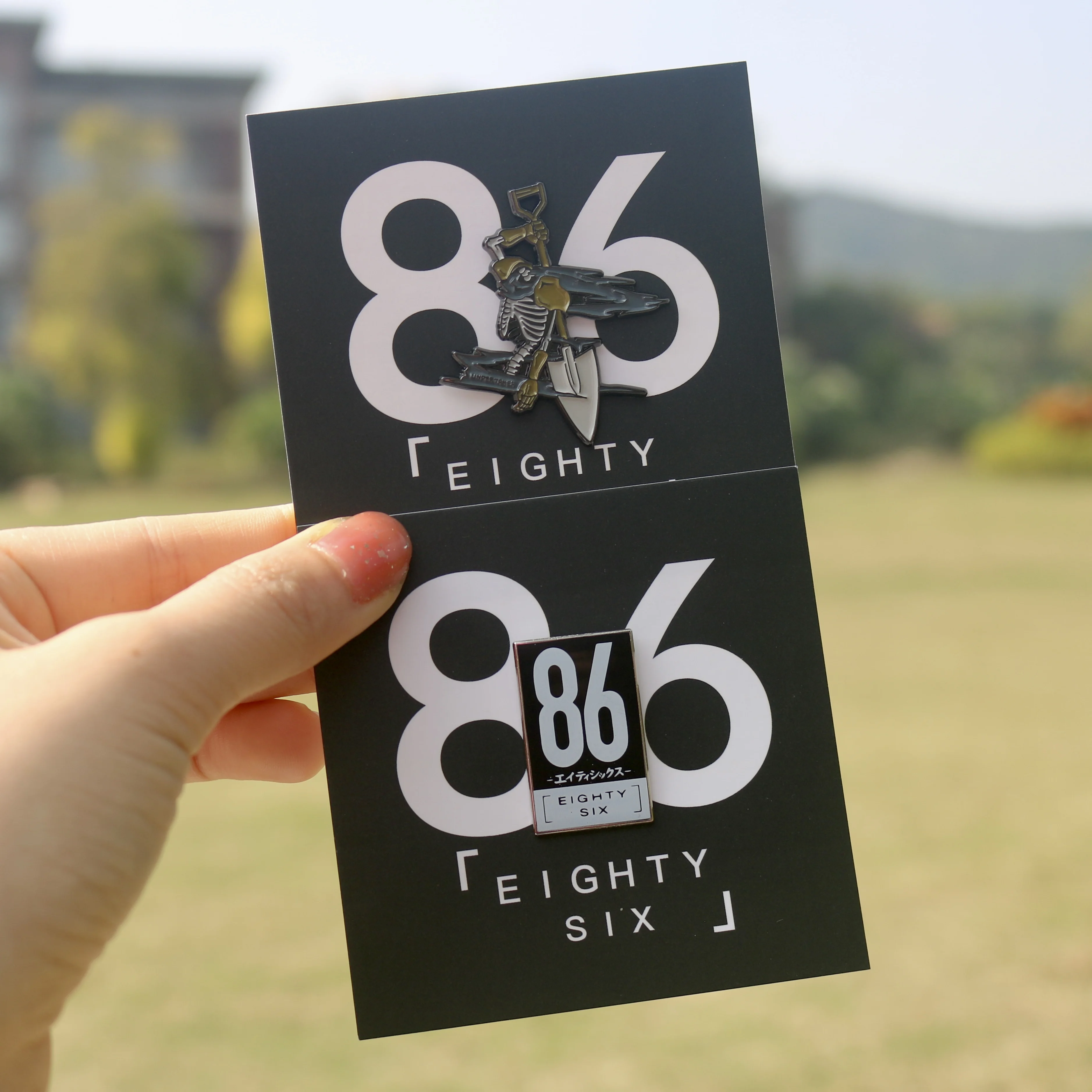 86-Eighty-Six-Anime-Brooch-Metal-Headless-Horseman-Undertaker-Badge ...