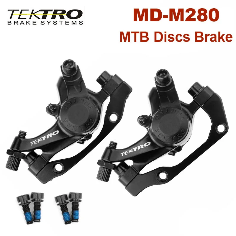 TEKTRO MD M280 산악 자전거 유압 디스크 브레이크 TR160 160mm 와이어 제어 기계식 디스크 브레이크 MTB ...