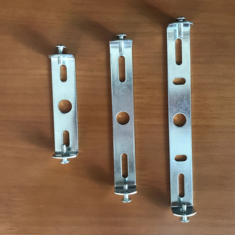 L45-335mm Bracket Ceiling Mounted Iron Bar With Fixed Screws Ceiling ...