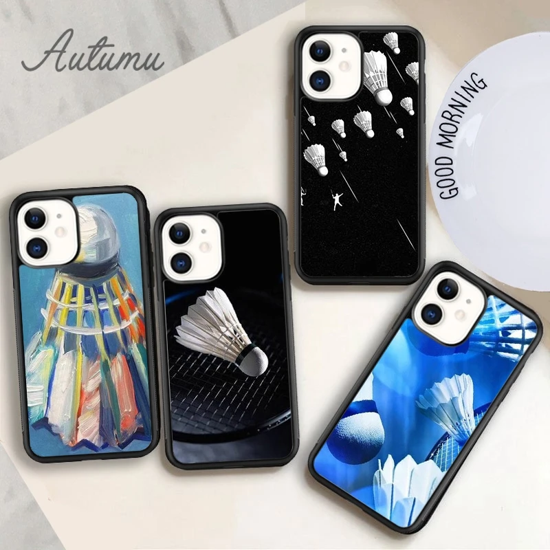 Badminton-Sport-Phone-Case-for-iPhone-15-16-SE2020-11-12-13-14-Pro-Max ...