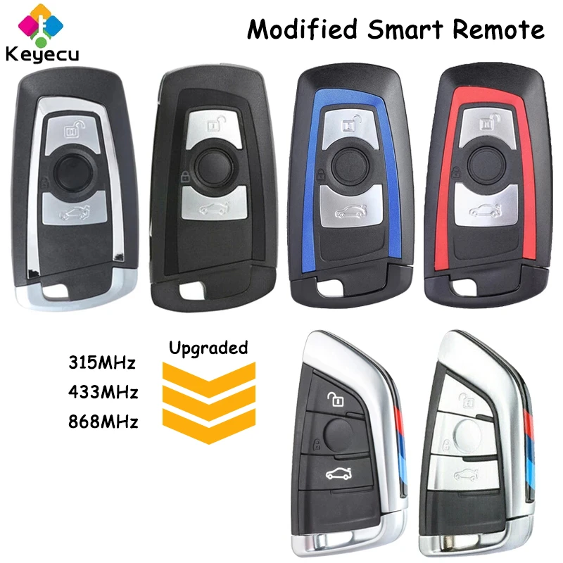 Keyecu Modified Smart Remote Control Key With 3 Buttons For Bmw X3 F25 ...