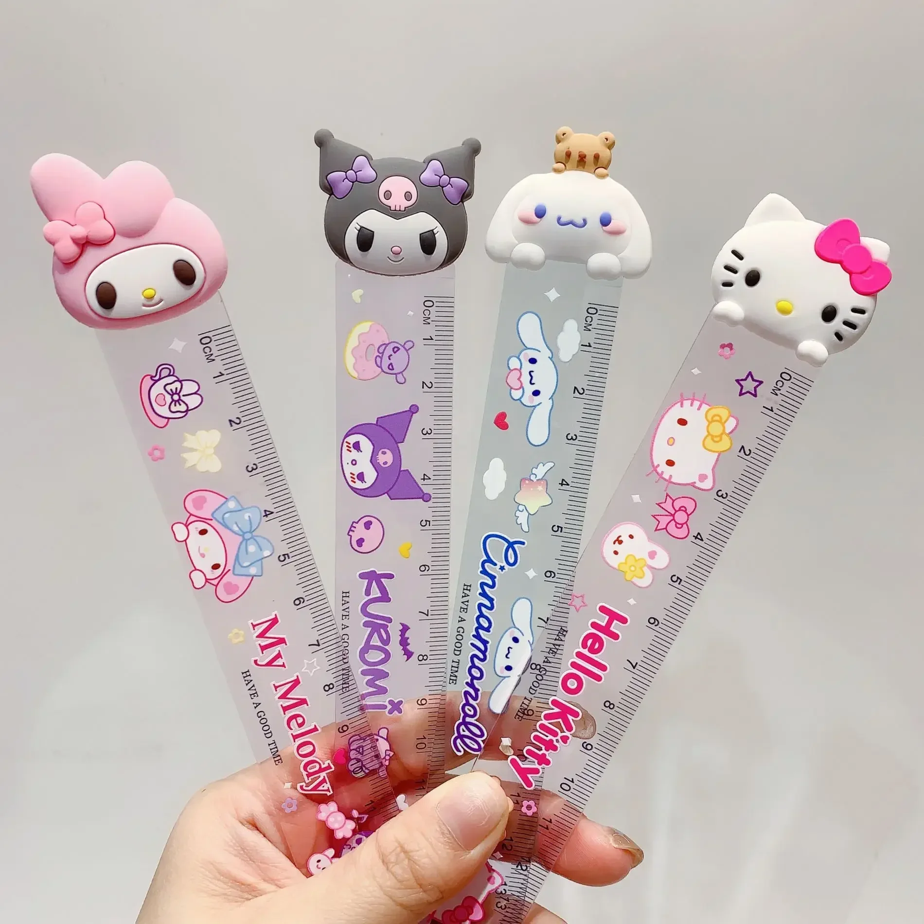 Sanrio-Ruler-Hello-Kitty-Kuromi-My-Melody-Cinnamoroll-Cartoon-Children ...