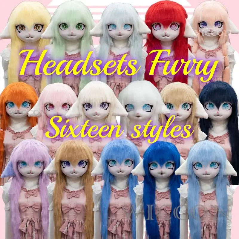 Fursuit-Kigurumi-Headsets-Furry-Cosplay-Costumes-Comiket-Furries-Rubbit ...