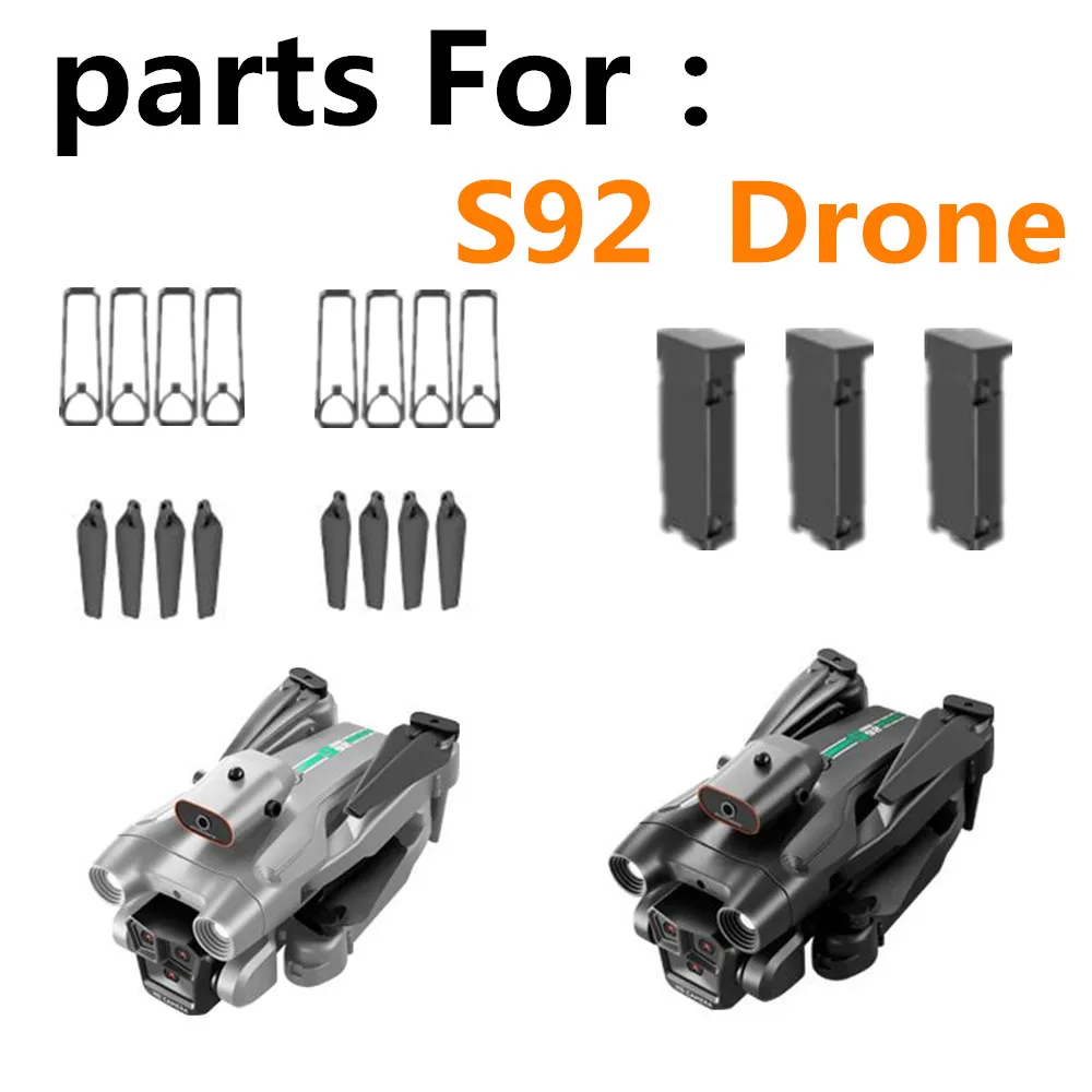S92-Drone-Battery-Accessories-3-7V-1800Mah-3600Mah-Propeller-Blade-S92 ...