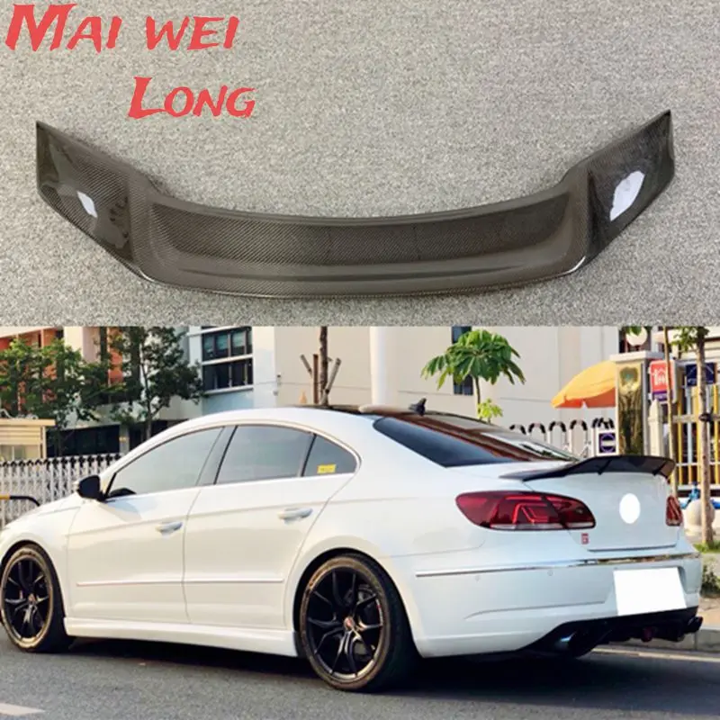 For-Volkswagen-CC-Spoiler-High-Quality-Carbon-fiber-Material-Car-Rear ...