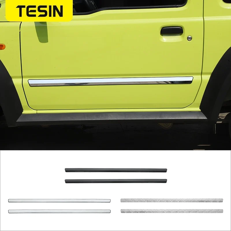 2pcs Car Side Door Body Molding Trim Decorative Cover Fit For Suzuki ...
