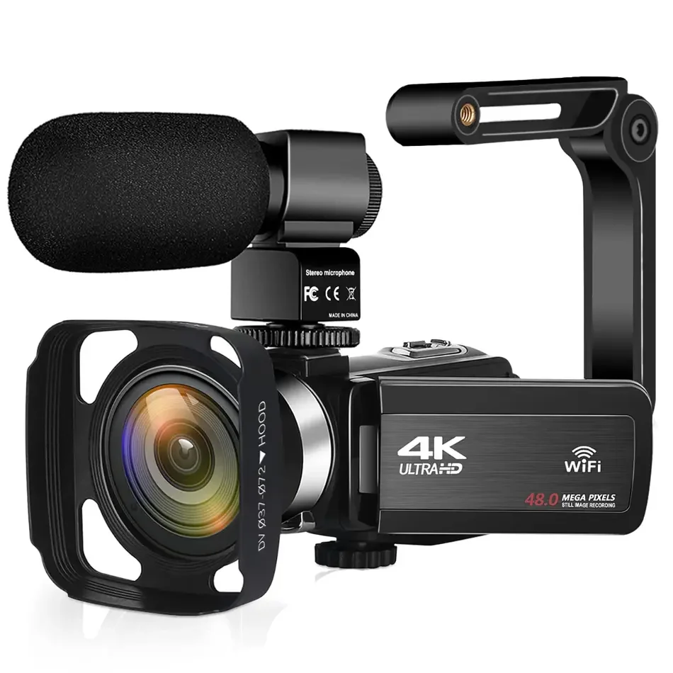 YouTube-16X-dijital-Zoom-48MP-Video-kamera-i-in-Vlogging-4K-kamera ...