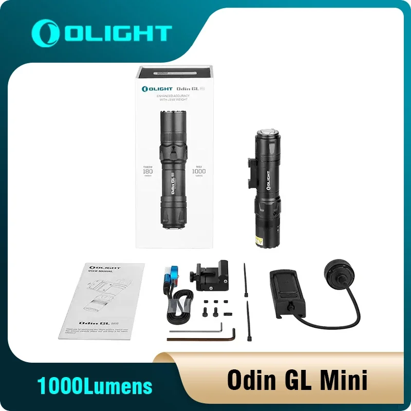 Olight-Odin-GL-Mini-Flashlight-1000-Lumens-Rechargeable-GREEN-LASER ...